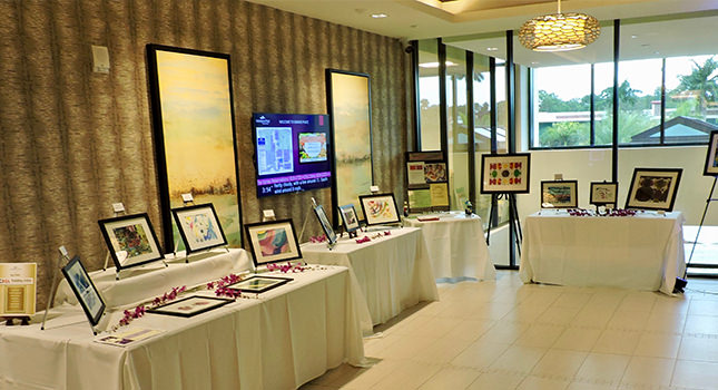 Memory Care Residents Create Exhibit Artwork